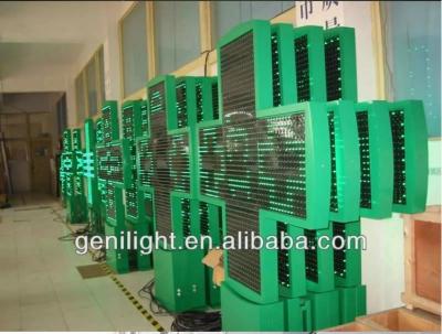 China Photo Media LED Cross Medical Pharmacy Display for Pharmaceutical Industry for sale