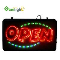 China 56*33 Panel Size Customized Electronic LED Neon Open Sign with Resolution for sale
