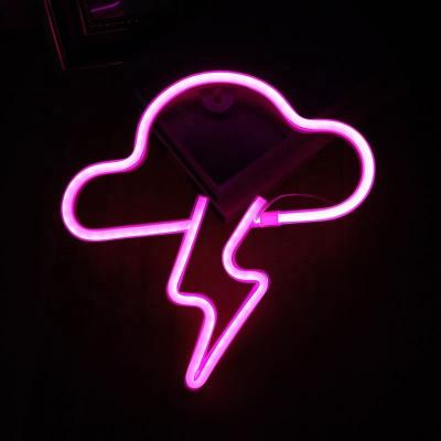 Cina 1 Consumo di energia personalizzato Nuvola LED Neon Light Lampada da parete per camera da letto e camera dei bambini in vendita