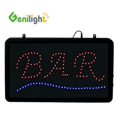 China LED Fashion Bar Goblet Display Sign with Panel Size 56*33 and Customized Shape for sale