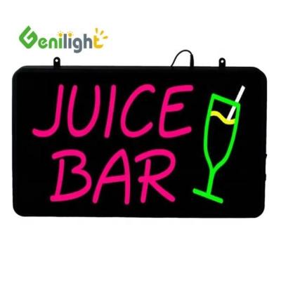 China LED Fashion Bar Goblet Display Sign with Panel Size 56*33 and Customized Shape for sale