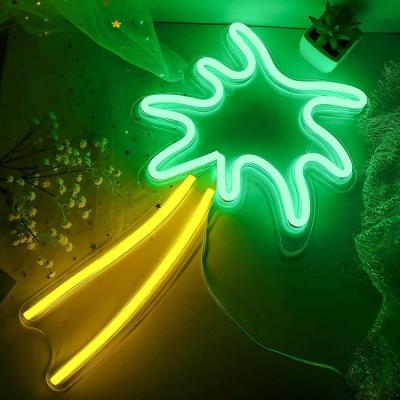 Cina Grandi cartelloni al neon dell'albero di cocco LED Flex Neon Light USB alimentato luce notturna per bambini camera tensione 5V in vendita