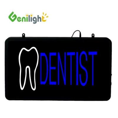 China Genilight Custom Dentist Animated LED Neon Sign with Tooth Logo High Contrast Ratio for sale