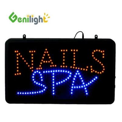 Cina Genilight Rectangle Indoor 22*13inch LED Nails Spa Sign con Dimensioni dello schermo 56*33cm in vendita