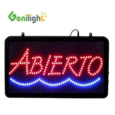 China 56*33 Tamanho do painel LED Neon Light Open Sign com alto brilho de personalizável à venda