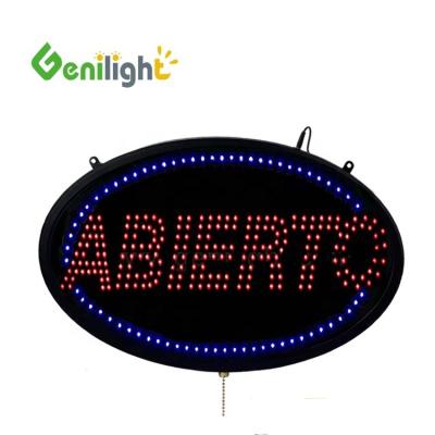 China 56*33 Tamanho do painel LED Neon Light Open Sign com alto brilho de personalizável à venda