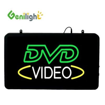 China Genilight 22*13inch CE RoHS DVD VIDEOLED Advertising Light Boxes Neon Sign for sale