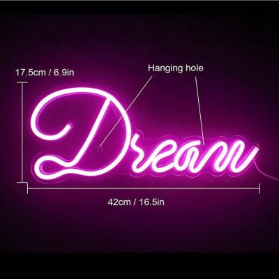 Cina GLT-WN36 Personalized LED Neon Light Segna qualsiasi testo qui 5V in vendita