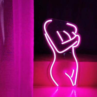 Cina Segno di neon sexy lady per la camera da letto uomo bar cave negozio di casa festa decorazione artistica consumo di energia 1 in vendita
