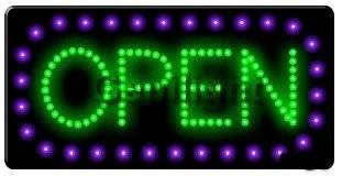Cina CE RoHS LVD Power Certificate Hanging Chain Sign Board per segnali aperti a LED interni in vendita