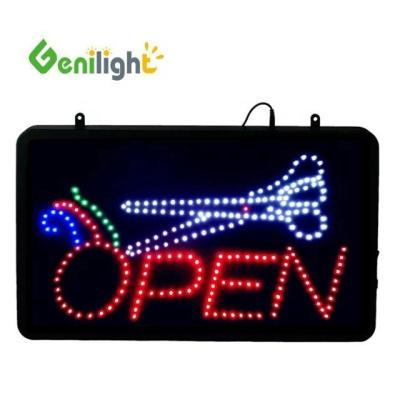 China Barber Scissors Cut LED Sign Popular Animated Neon Chain for Your Business Needs for sale