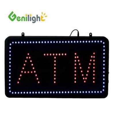 China Genilight Indoor 56*33cm Neon LED ATM Open 12V Elektronische helderheid en efficiëntie Te koop