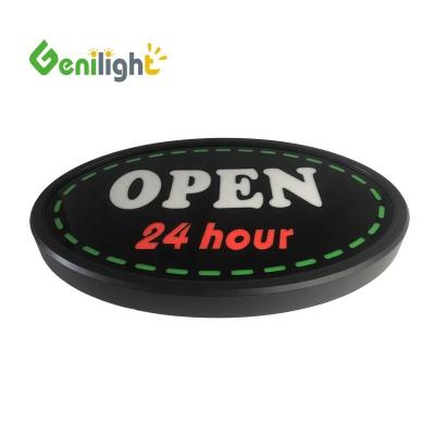China Eye-catching Touch Screen Custom Epoxy Resin LED Neon Open Sign for Store Business for sale
