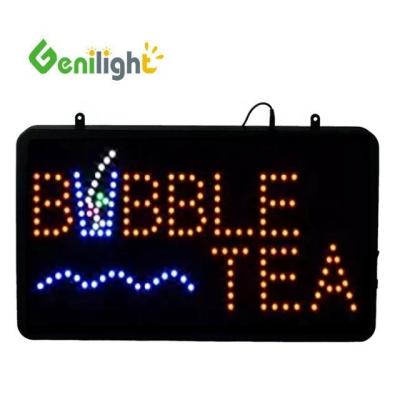Cina 22*13 pollici lampeggiante lampeggiante bolla di tè all' interno Acrilico LED segnale pubblicitario da Genilight in vendita