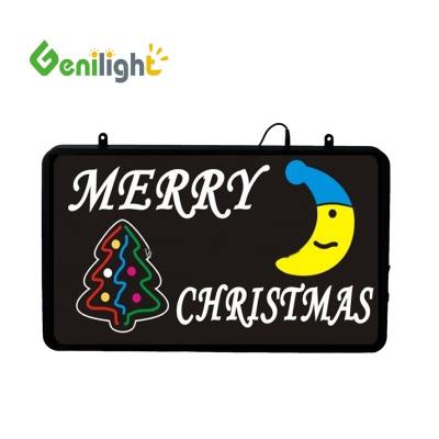 China Sinal de luz de neon de Natal perfeito para decoração de janelas em qualquer ambiente à venda