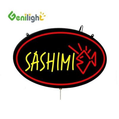Cina 53*45cm Custom LED Neon aperto per la pesca Attrezzatura di negozio ABS Outframe e funzione di visualizzazione di animazione in vendita