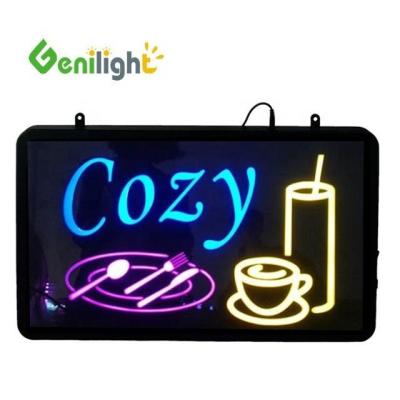 China Genilight 22 * 13 polegadas personalizado LED neon sinal de luz para loja bar loja e decoração residencial à venda