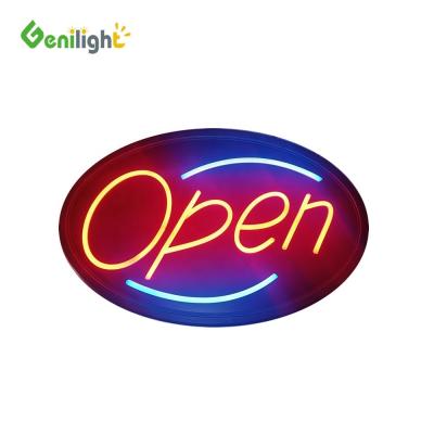 China Signo abierto de neón LED para exhibición de moda en pub Bar Café Restaurante Consumo de energía en venta