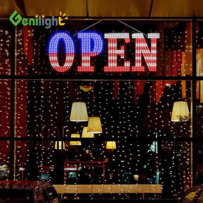 China PCB front board High Brightness 58*36cm Oval Shape Acrylic LED Open Closed Sign for Shop for sale