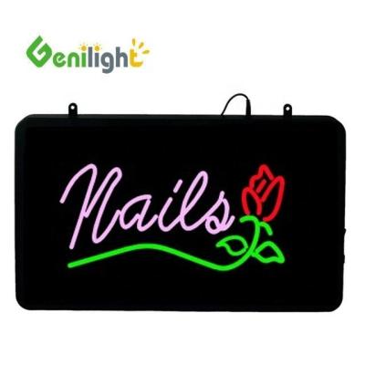 China Indoor Used LED Message Board Advertising RGB LED Nails Sign with View Angle H/V for sale