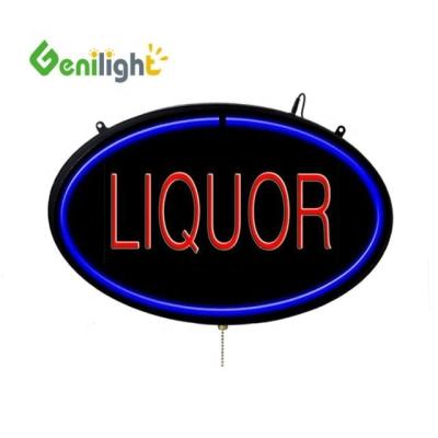 China TAG DE NEON LED DE LIQUOR DE Alta Densidade de Pixéis para Lojas DC12V Outframe ABS Open-Mold à venda