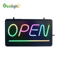 China Window Hanging Led Neon Open Sign with Customizable Brightness and SDK Function for sale