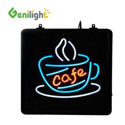 China Sinalização de neon de LED de taça de café com opções de personalização à venda