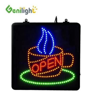 China Sinalização de neon de LED de taça de café com opções de personalização à venda