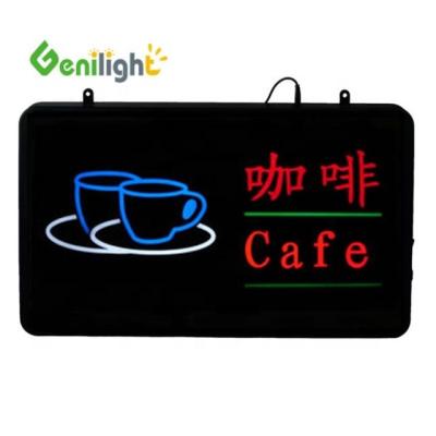 China Foto Media LED Neon Painel de sinalização aberto Tamanho 56 * 33 Perfeito para decoração de café e além à venda