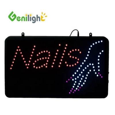 China Brightness Genilight Indoor 56*33cm Super Brightness Custom LED Open Display LED Sign for sale