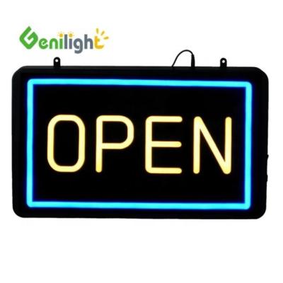 Cina Tipo schermo tattile batteria azionato acrilico LED neon segno aperto per negozio in vendita