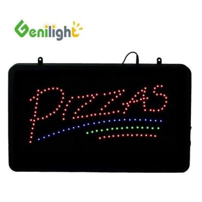 China ABS Open-Mold Outframe High Brightness Contrast Ratio Custom Pizza Planet LED Neon Sign for sale