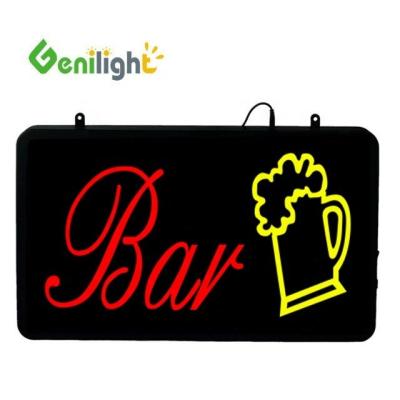 China LED Neon Light Sign for Bars and Pubs Cold Beer Sold Here Power Supply Adaptor 25 C for sale
