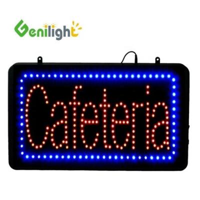 China CE RoHS Indoor 56*33cm Genilight No Vacancy Flash LED Open Sign Programmable LED Sign for sale