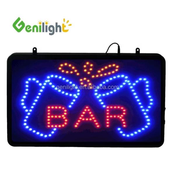 Quality LED Neon Light Sign for Bars and Pubs Cold Beer Sold Here Power Supply Adaptor for sale