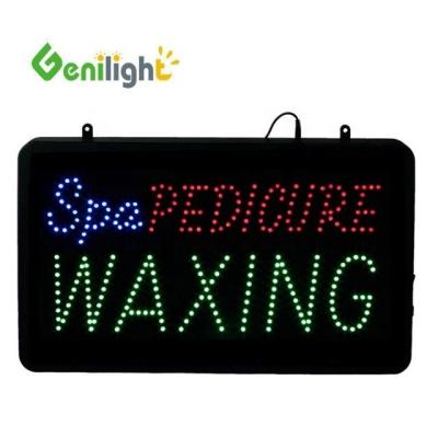 China CE RoHS Indoor 56*33cm Genilight No Vacancy Flash LED Open Sign Programmable LED Sign for sale