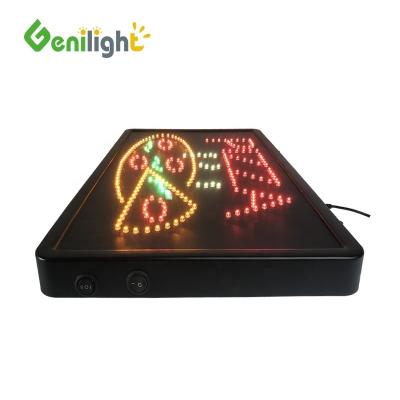 China Contrast Ratio Amazing Led Battery Display Pizza Sign For Business Shop for sale