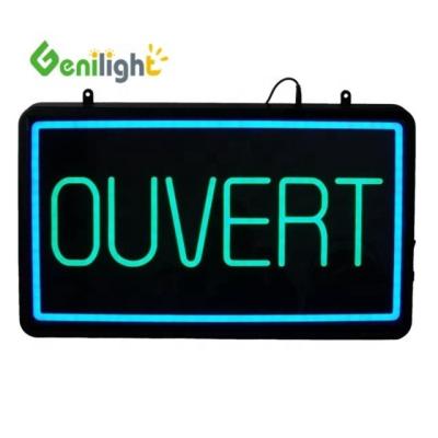 Cina Alta luminosità lampeggio pubblicitario aperto negozio segnali aperti a LED angolo di visione H / V incluso in vendita