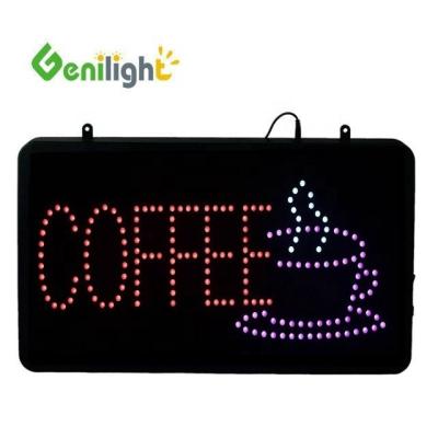 Cina Funzione di visualizzazione di animazione DC 12V Indoor LED Cafe Neon Sign with ABS Open-Mold Outframe in vendita