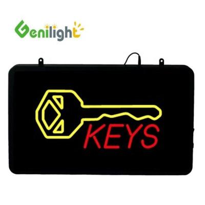 China Genilight 56*33cm LED Neon Sign con logotipo clave La adición perfecta a su escaparate en venta