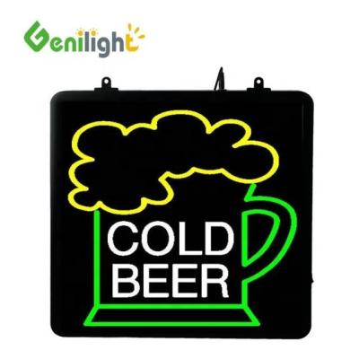 China FULL COLOR Indoor Acrylic Custom Led Beer Neon Sign Com Função de Animação à venda