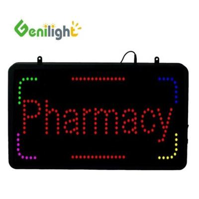 China GLT-LSA2213-096 Bright Pharmacy Sign in Rectangle Shape for Indoor for sale