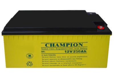 China China Champion Battery  12V 250AH NP250-12-G Sealed Lead Acid GEL Battery, Solar Battery, Deep Cycle Battery for sale