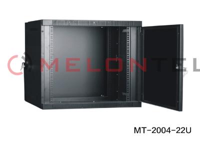 China 19 Inch Wall Mount Open Frame Rack Data Cabinet ISO 9001 2U 600mm Depth for sale