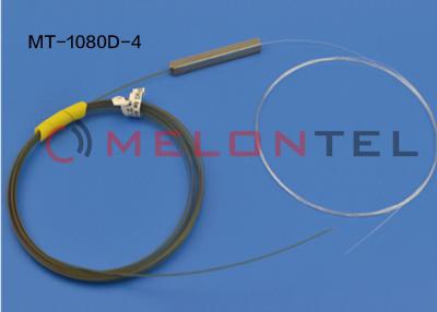 China SC APC Single Mode Simplex Fiber Optic PLC Splitter Telecom Grade 1x2 for sale