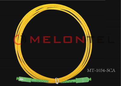 China Single Mode SC APC to SC APC Optical Fiber Patch Cable 3m 9/125um for sale