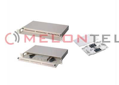 Cina Il centro a fibra ottica del quadro d'interconnessione del supporto di scaffale dello Sc/FC/st/LC 24 ha laminato a freddo il materiale d'acciaio in vendita
