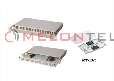 China 24 Port Fiber Patch Panel LC Duplex SC Termination Box High Finish for sale