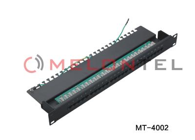 China Professional 25 Port Cat3 Network Patch Panel Wall Mount Rack Mount Telecom for sale
