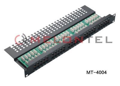 China Cat3 Voice 50 Port RJ11 Patch Panel UTP Shielded Telephone Patch Panel for sale